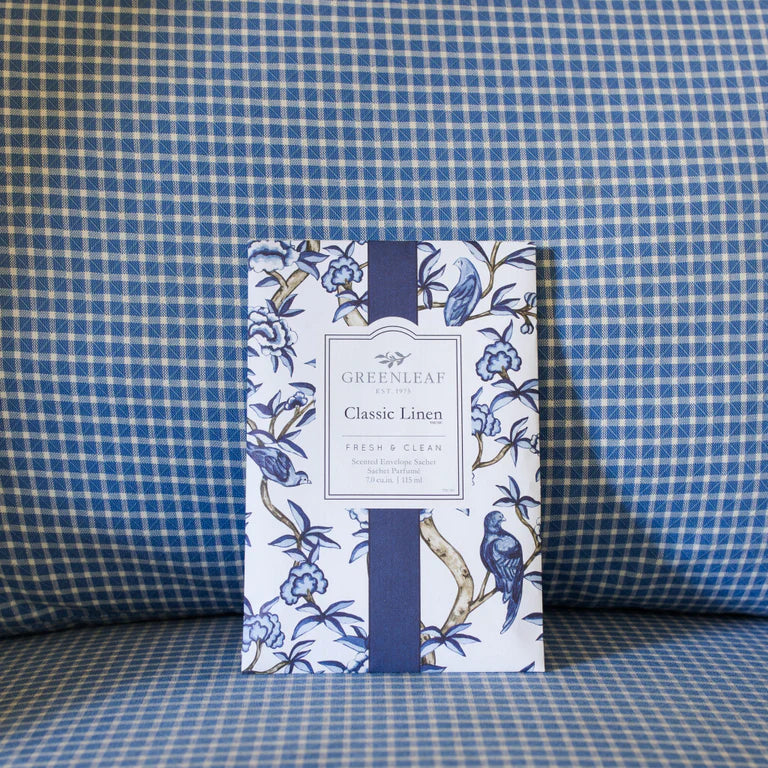 GRAND SACHET GREENLEAF ''CLASSIC LINEN" – JEYAH